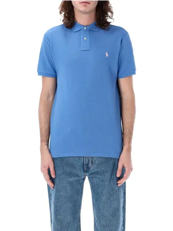 Polo Ralph Lauren The Iconic Mesh Polo Shirt - Blue