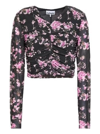 GANNI Tops - Black