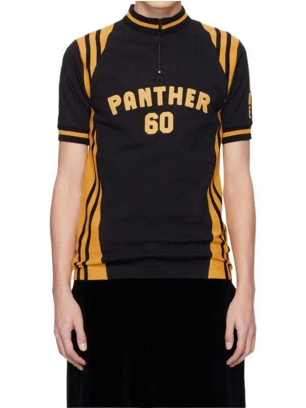 Valentino Garavani Panther 60 Half-zip T-shirt - Black