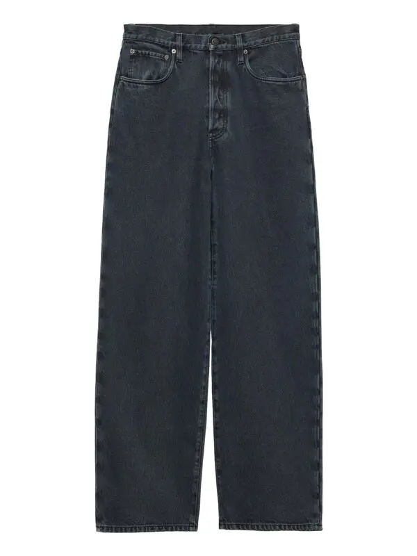 Prada Five-pocket Relaxed Fit Jeans - Obsidian