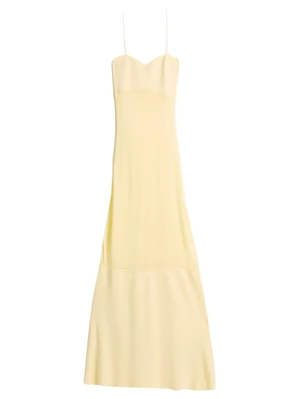Jacquemus Sleeveless Turtleneck Gown - Nude