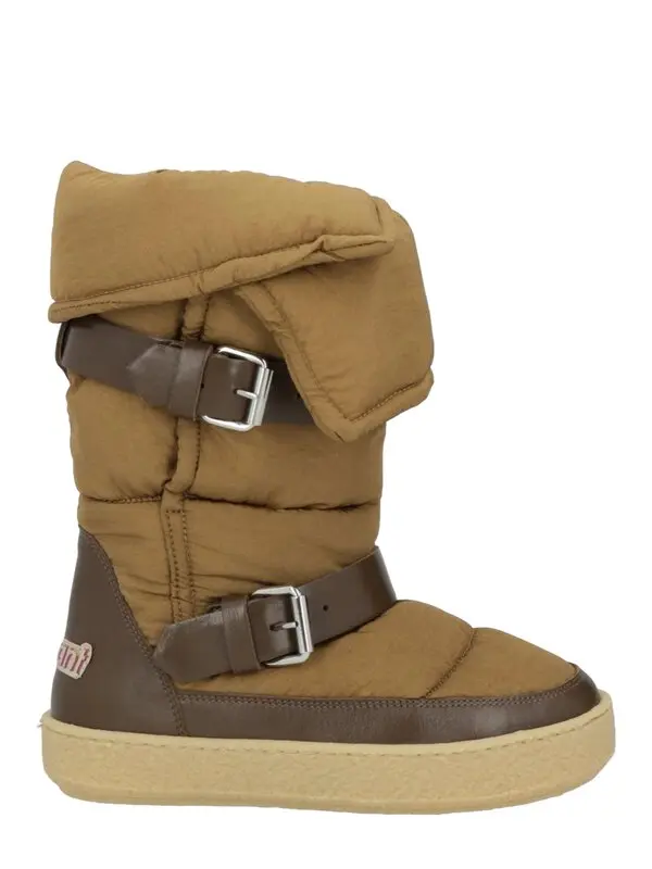 Isabel Marant Étoile Two-tone Down Boots - Brown