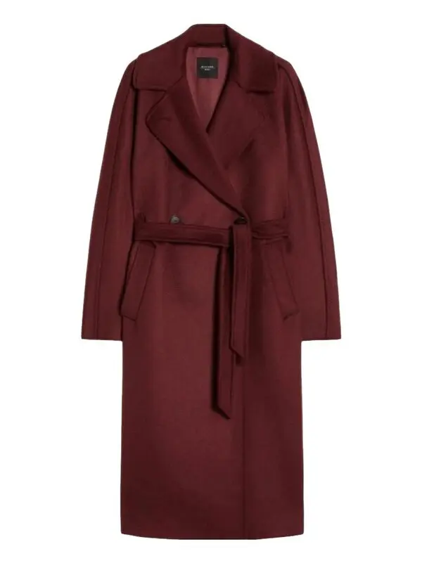 Max Mara Long Sleeved Belted Coat - No