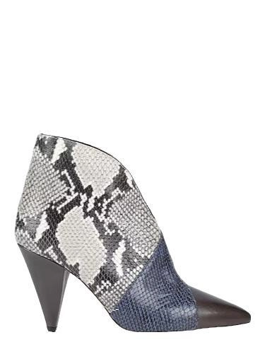 Isabel Marant Étoile Snakeskin Ankle Boots - Multicolor