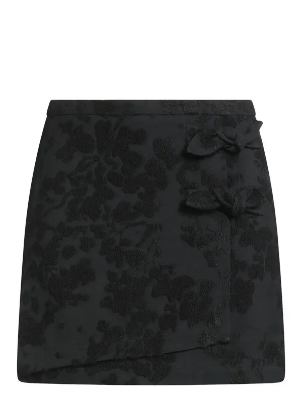 GANNI Jacquard Skirt - Black