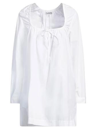 GANNI Shirt Dress - White