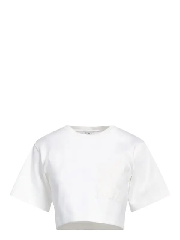 Max Mara Printed Short-sleeve T-shirt - White