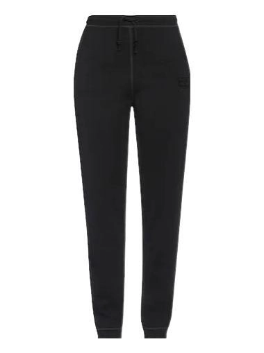 GANNI French Terry Track Pants With Drawstring Waist - Black