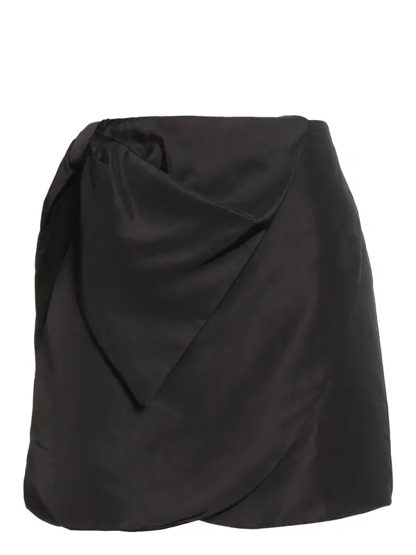Farm Rio Draped Layered Skirt - Black