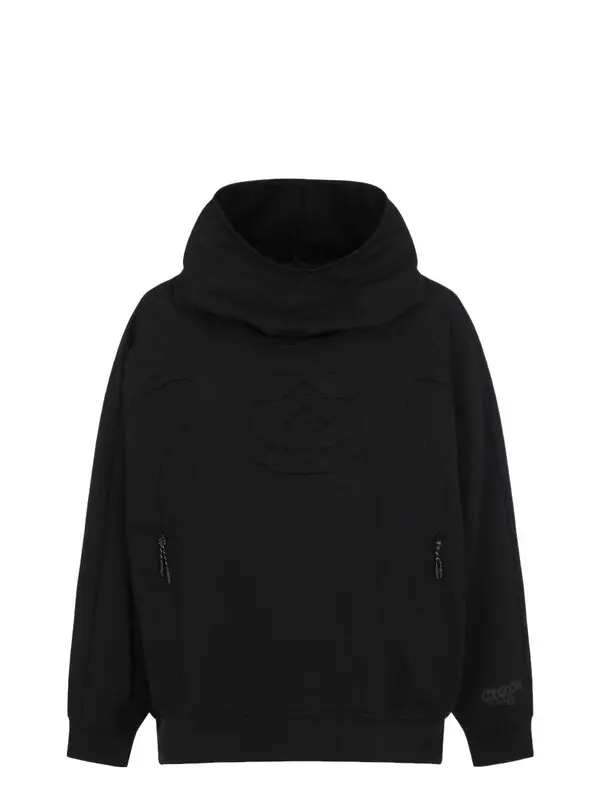 Alexander McQueen Long-sleeved Hoodie With Logo Detailing - Black