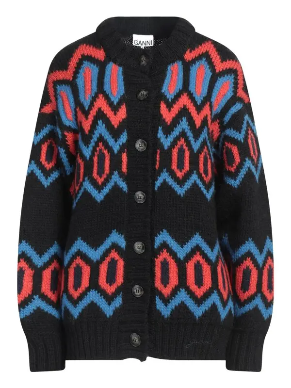 GANNI Cardigan - Black