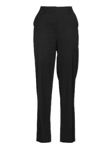 GANNI High-waisted Straight-leg Casual Pants - Black