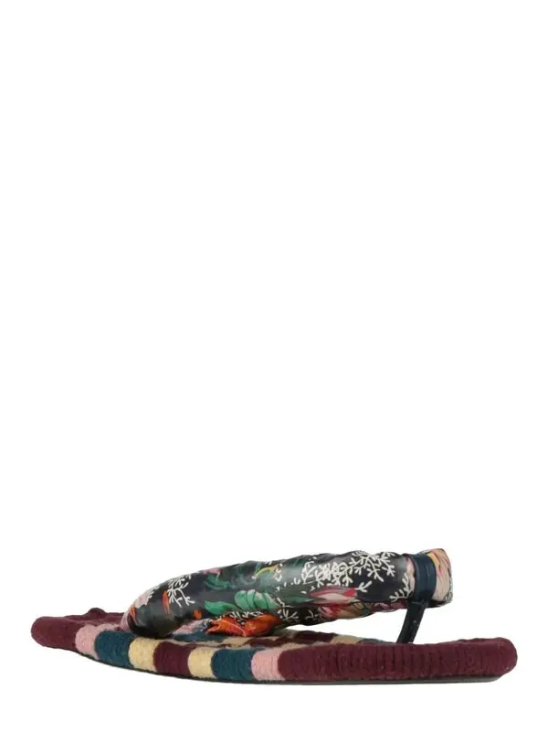 Isabel Marant Étoile Multicolor Flip Flops - Black