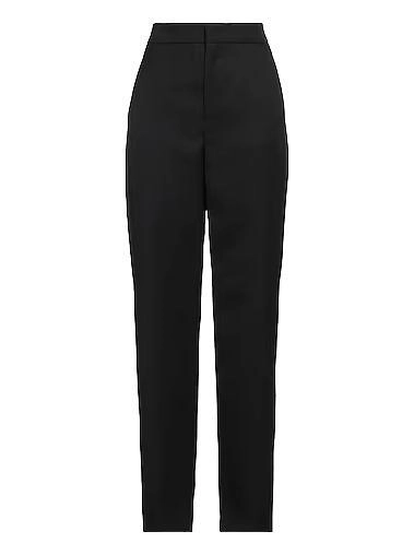Isabel Marant Étoile Wool Satin High-waisted Straight-leg Trousers - Black
