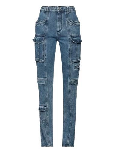 Isabel Marant Étoile Workwear Cargo Jeans - Blue