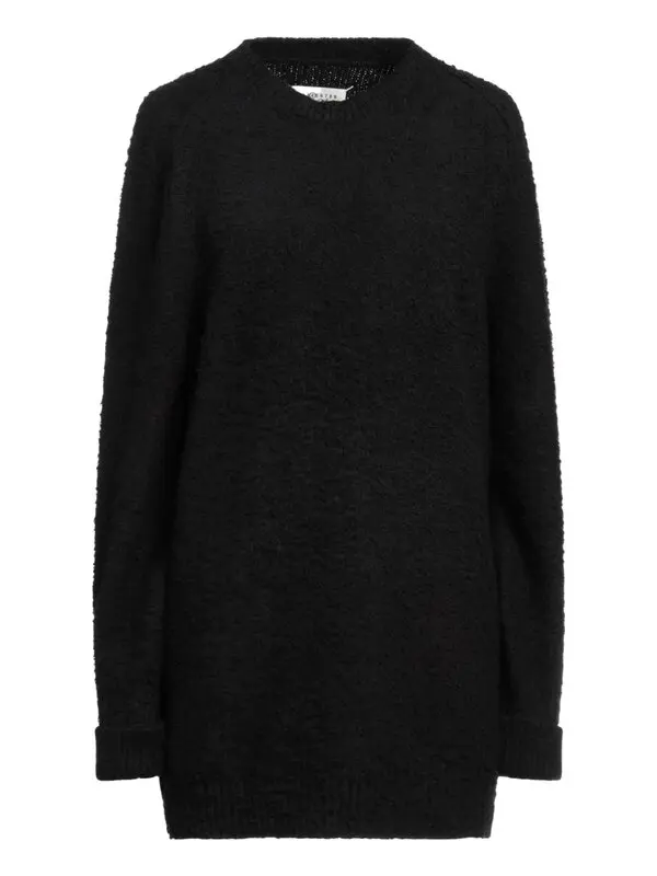 MAISON MARGIELA Crewneck Lightweight Knit Sweater - Black