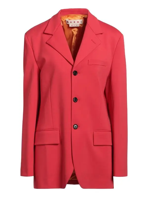 Marni Single-breasted Blazer - Red