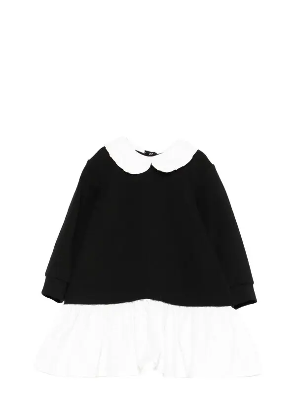 Balmain Peter Pan Collar Dress - Black