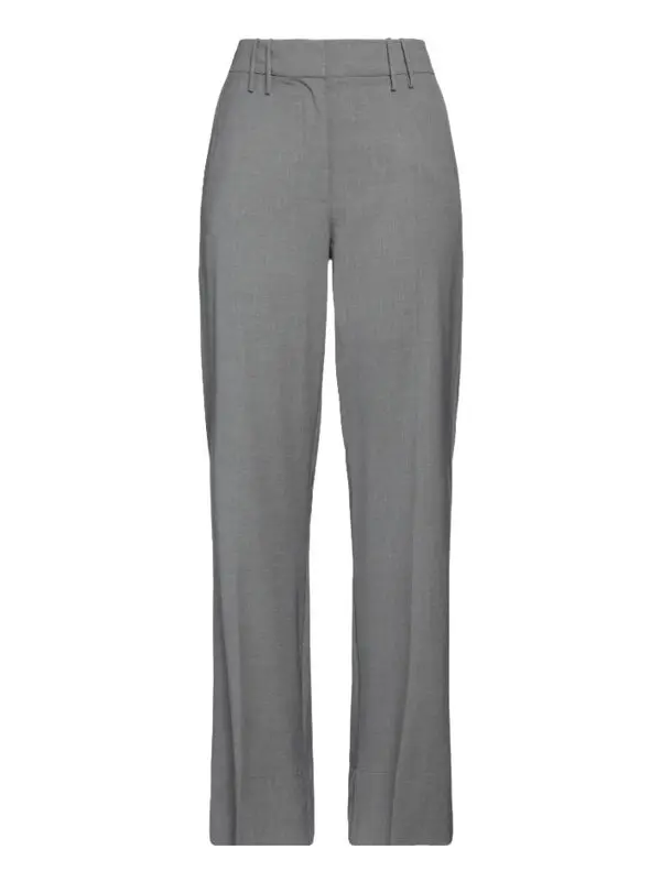GANNI Flared Trousers - Gray