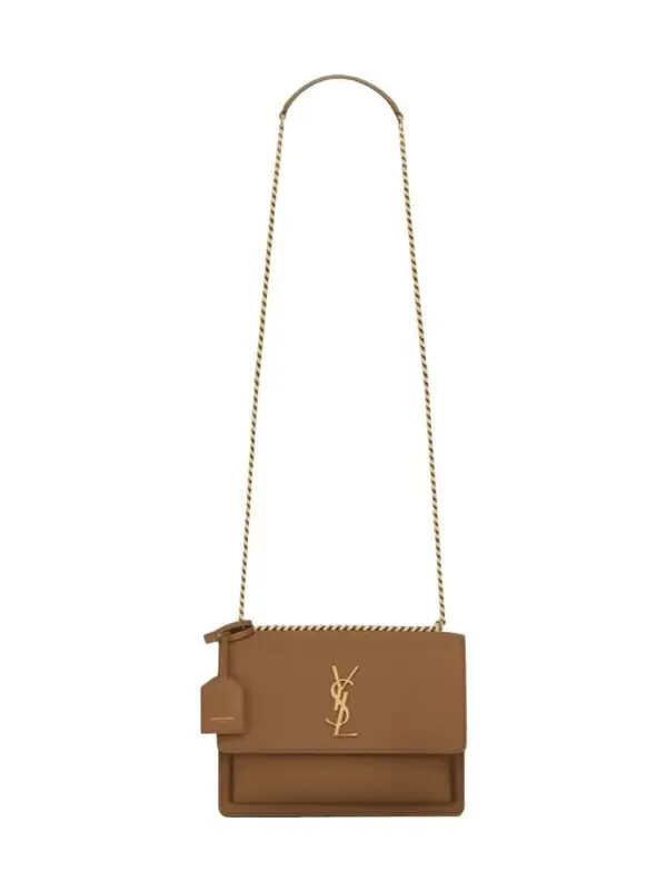Saint Laurent Sunset Medium Shoulder Bag - Brown