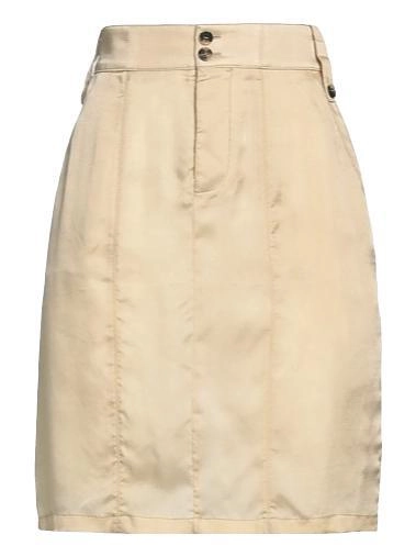 Saint Laurent A-line Skirt - Beige