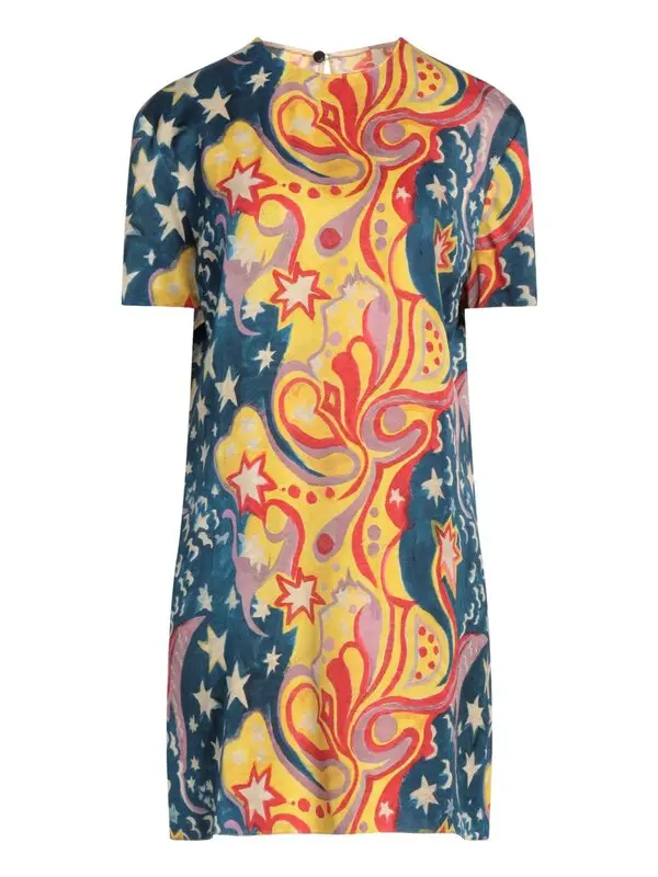 Marni Flared Dress - Multicolor