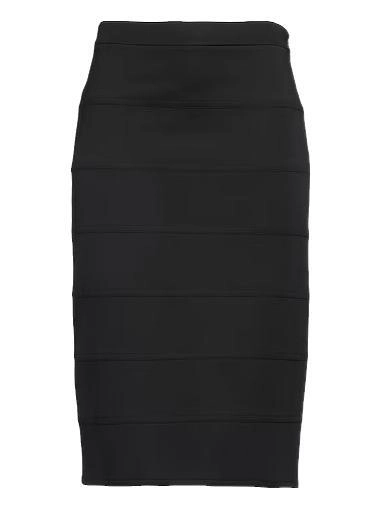 Max Mara Synthetic Jersey Pencil Midi Skirt - Black