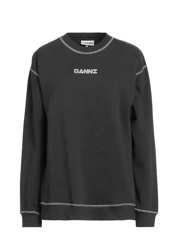 GANNI Sweatshirts - Black