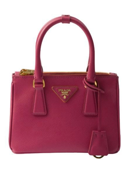 Prada Galleria Saffiano Leather Mini Bag - Red