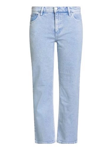 Tory Burch High Waisted Straight Leg Jeans - Blue