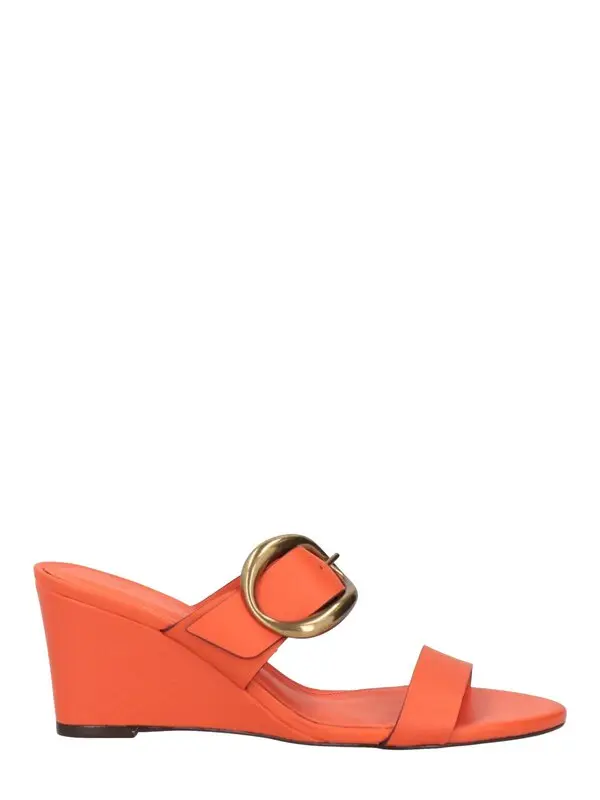 Farm Rio Wedge Sandals - Red
