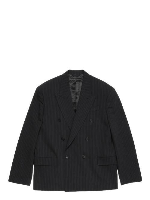 Acne Studios Pinstriped Blazer - Black