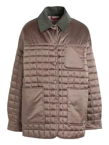 MAXCO. Max&co. Quilted Lightweight Jacket With Corduroy Accents - Multicolor
