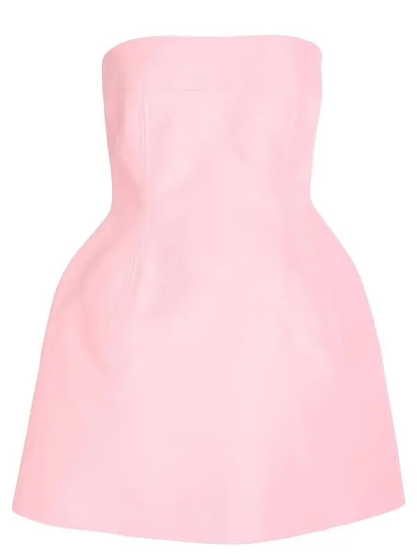 Marni Sleeveless Strapless Flared Dress - Pink