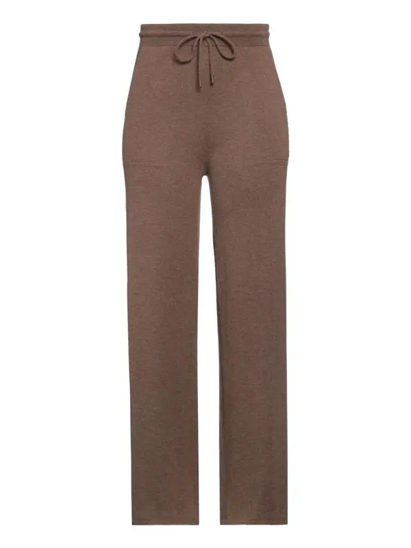 Max Mara Loose Knitted Trousers - Brown