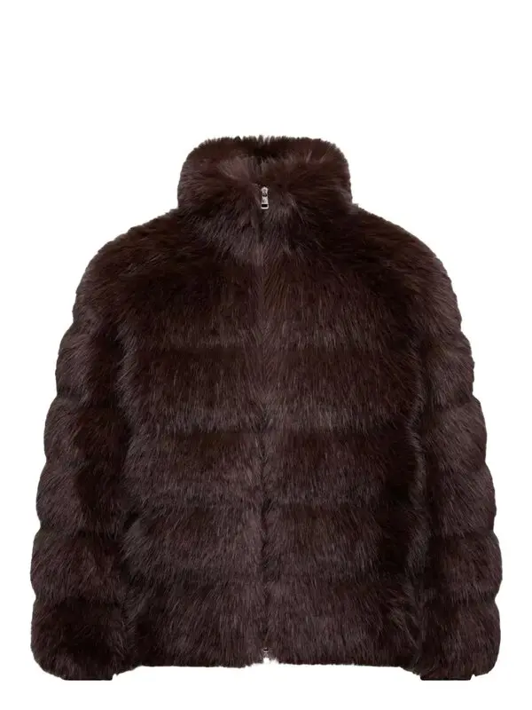 Moncler Awge Maya X A$ap Rocky Short Fur Jacket - Brown