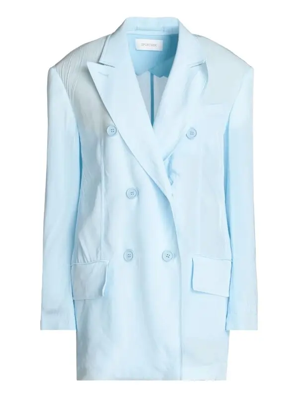 Sportmax Double-breasted Blazer - Blue