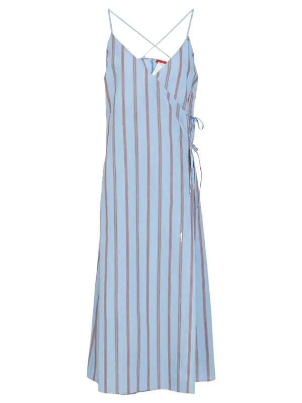 MAXCO. Max&co. Midi Wrap Dress - Blue