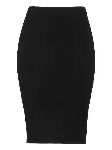 Saint Laurent Lightweight Knitted Pencil Skirt - Black