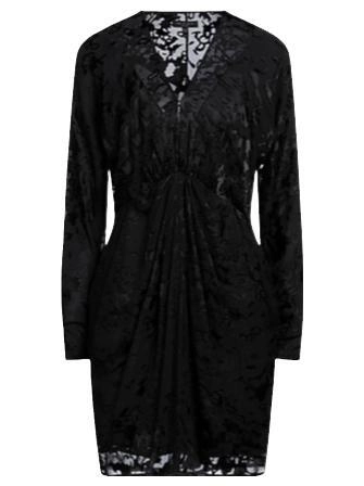 Rag & Bone Long-sleeved V-neck Dress - Black