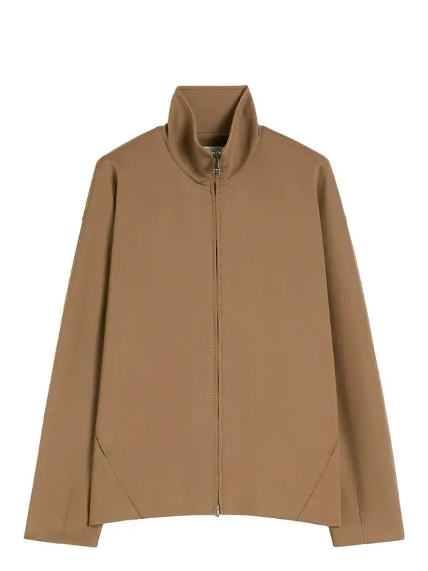 Max Mara Long-sleeved Casual Jacket - Brown