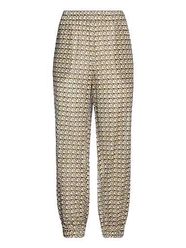 Tory Burch Multicolor High-waisted Casual Pants - Nude