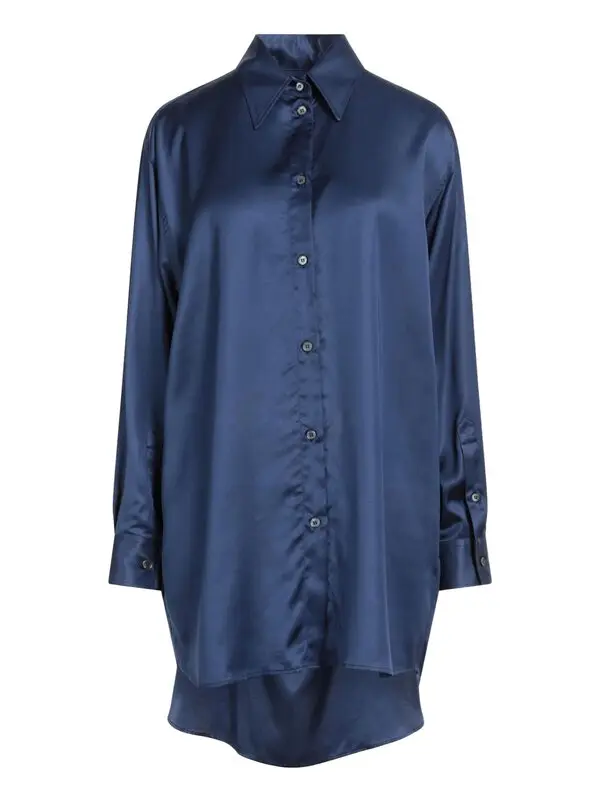 MAISON MARGIELA Long Sleeve Shirt - Blue