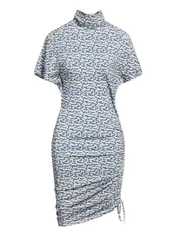 Isabel Marant Étoile Two-tone Gathered Sheath Dress - Gray