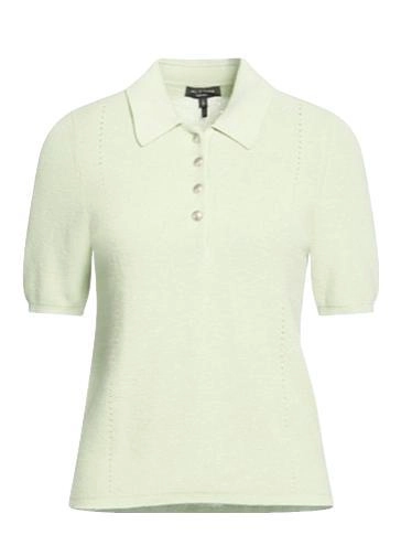 Rag & Bone Short-sleeve Knit Polo Shirt - White