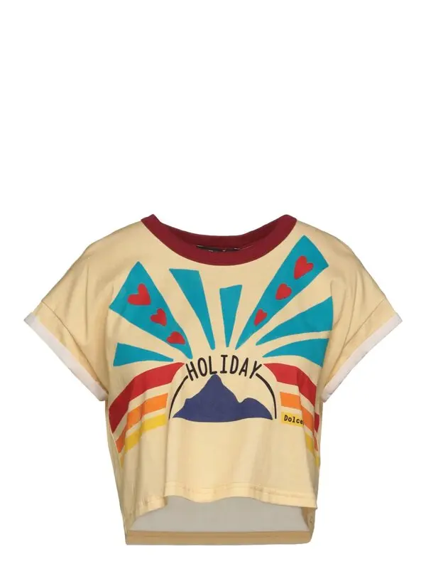 Dolce & Gabbana Printed T-shirt - Nude
