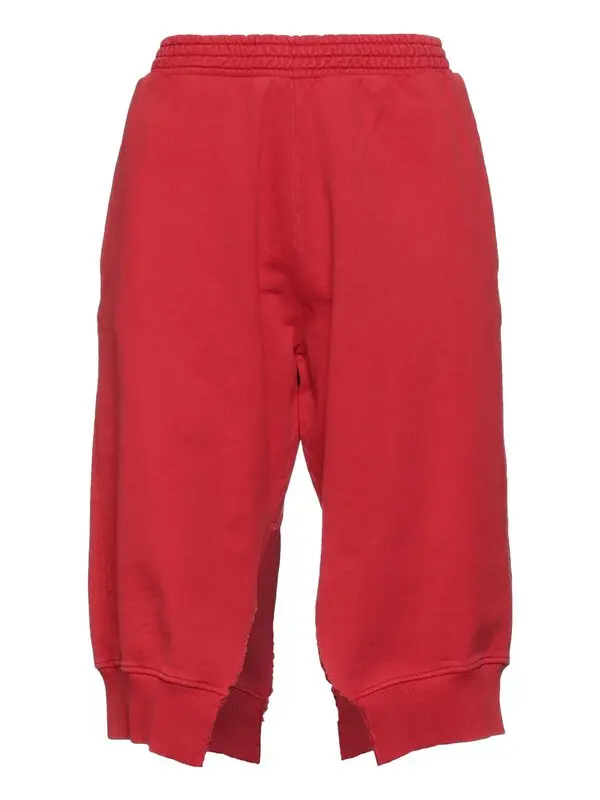 MAISON MARGIELA Fleece Jogger Pants - Red