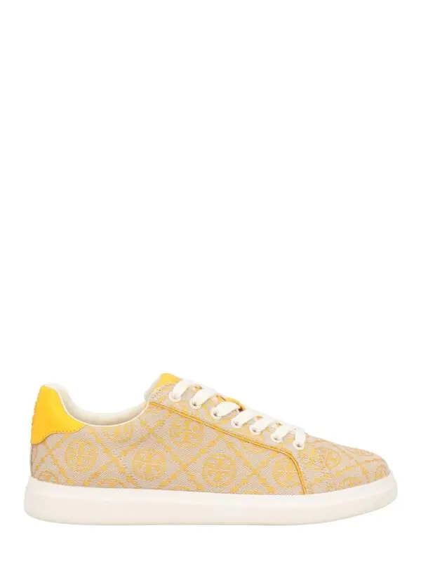 Tory Burch Logo Low-top Sneakers - Nude