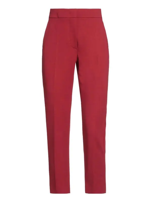 Max Mara Straight-leg Jersey Trousers - Red