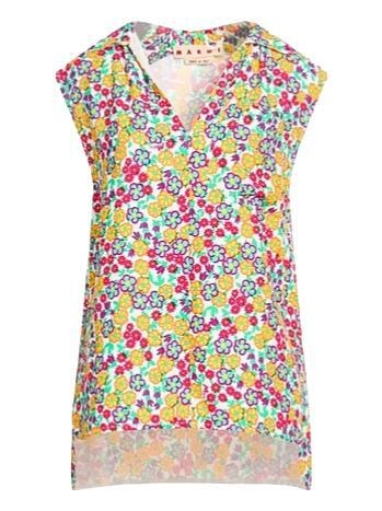 Marni Floral Sleeveless Top - Multicolor